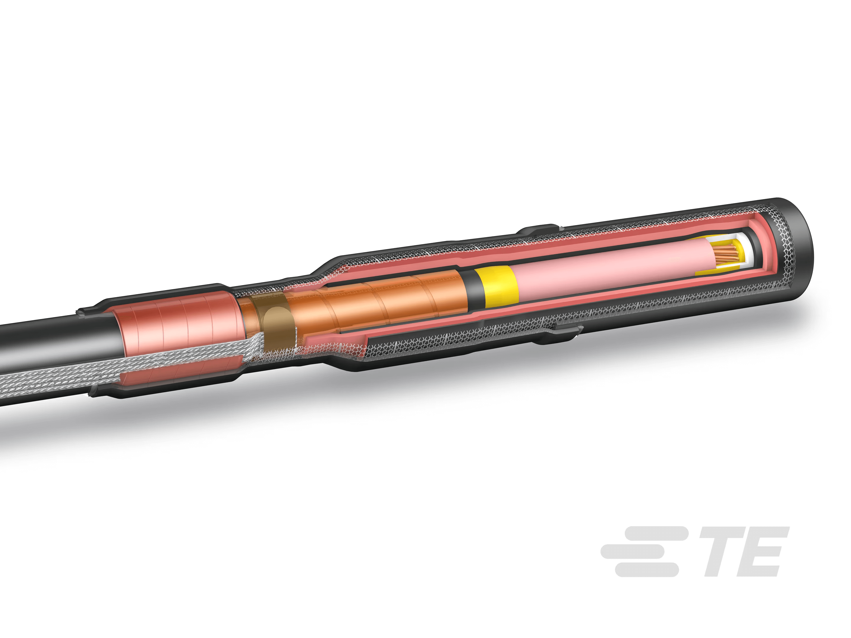 TE Connectivity Raychem HVES-1521D Medium Voltage Live End Seal ...